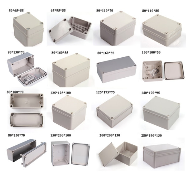 Weatherproof IP65 250*80*70mm Clear Plastic Enclosure Box