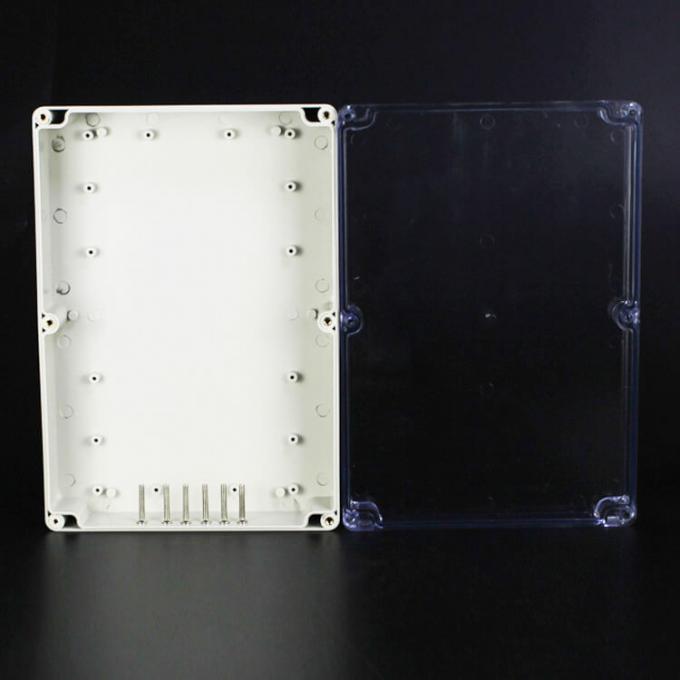 Sealed 263*182*60mm Ip65 Plastic Enclosures With Clear Lid