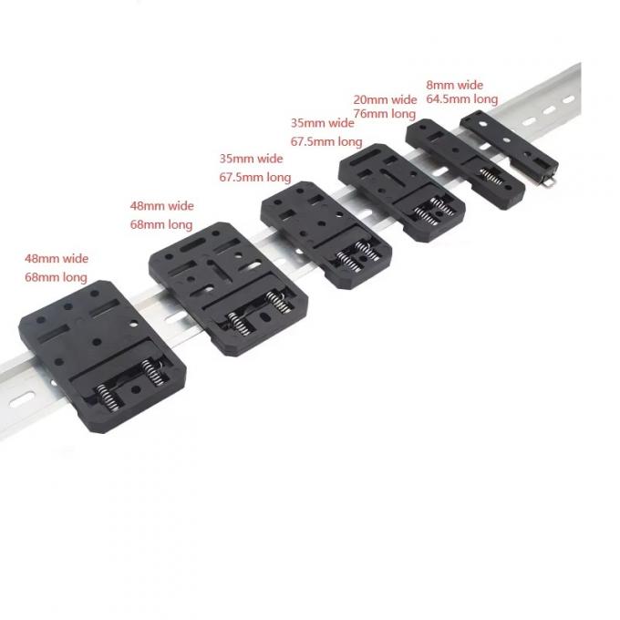 A-35-1 PA66 DIN Rail Bracket Plastic Clip Guide Rail Buckle Of Simple ...