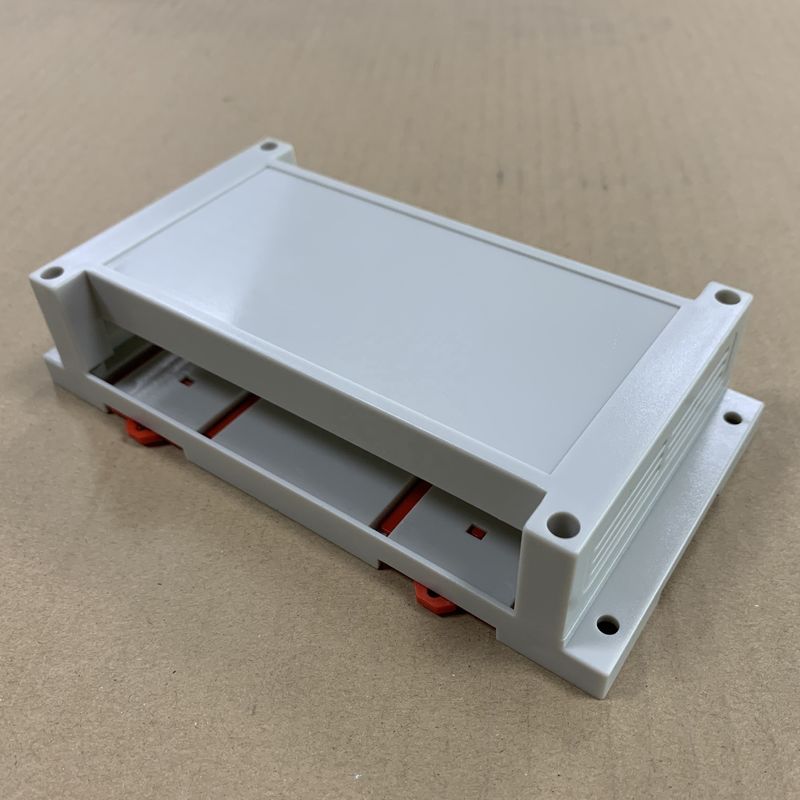 175*90*40MM Din Rail Plastic Housing Enclosure In Grey And Black Color